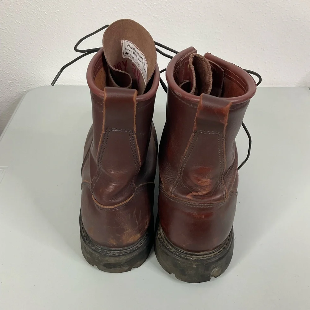 Red Dawg | Shoes | Red Dawg Lites Vibram Soles Leather Work Boots Size ...